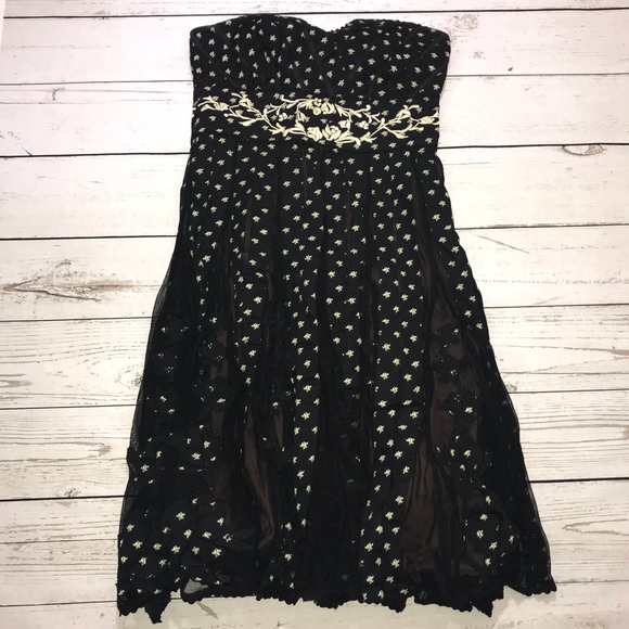 Anthropologie | Dresses | Lithe Anthro Little Champagne Cocktail Dress ...